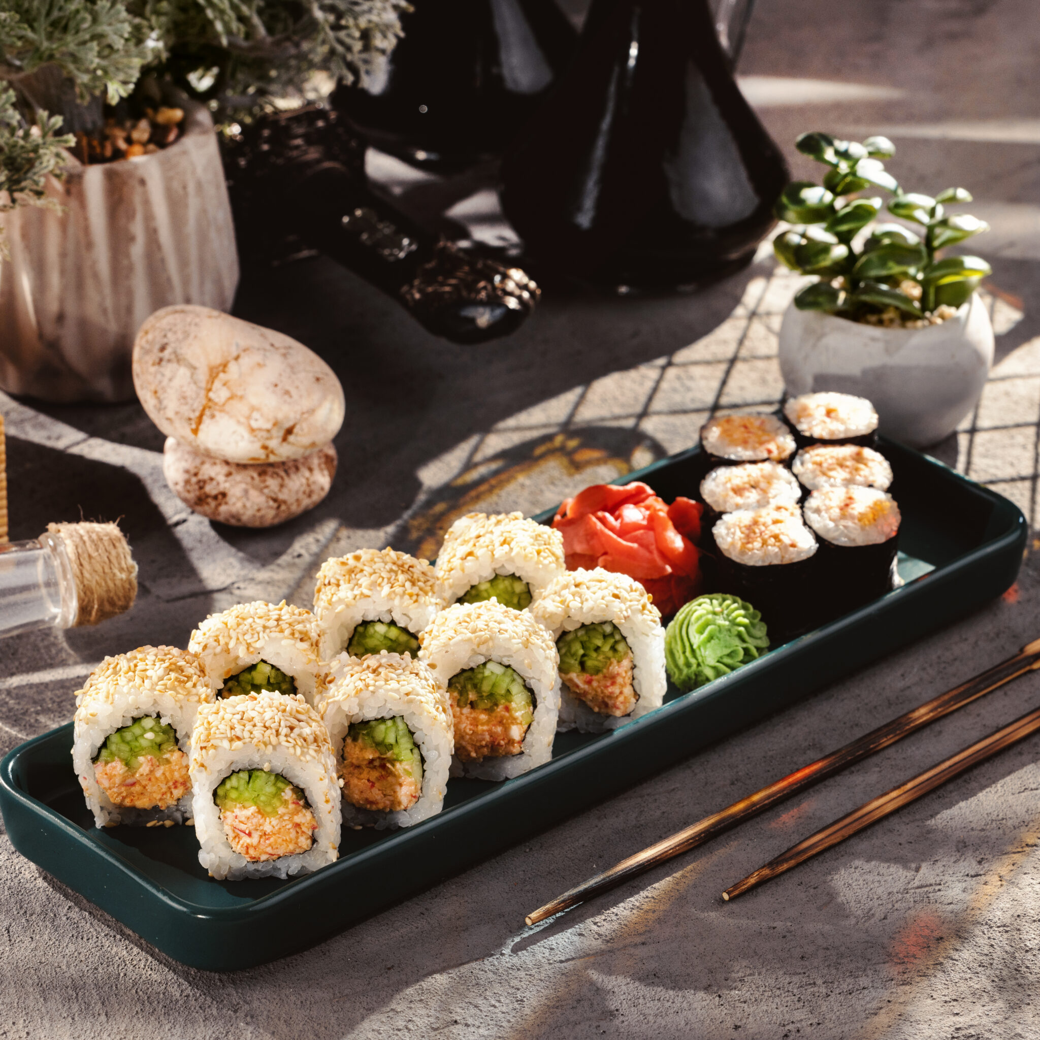 California surimi with sesame seeds 8 pieces - oishi